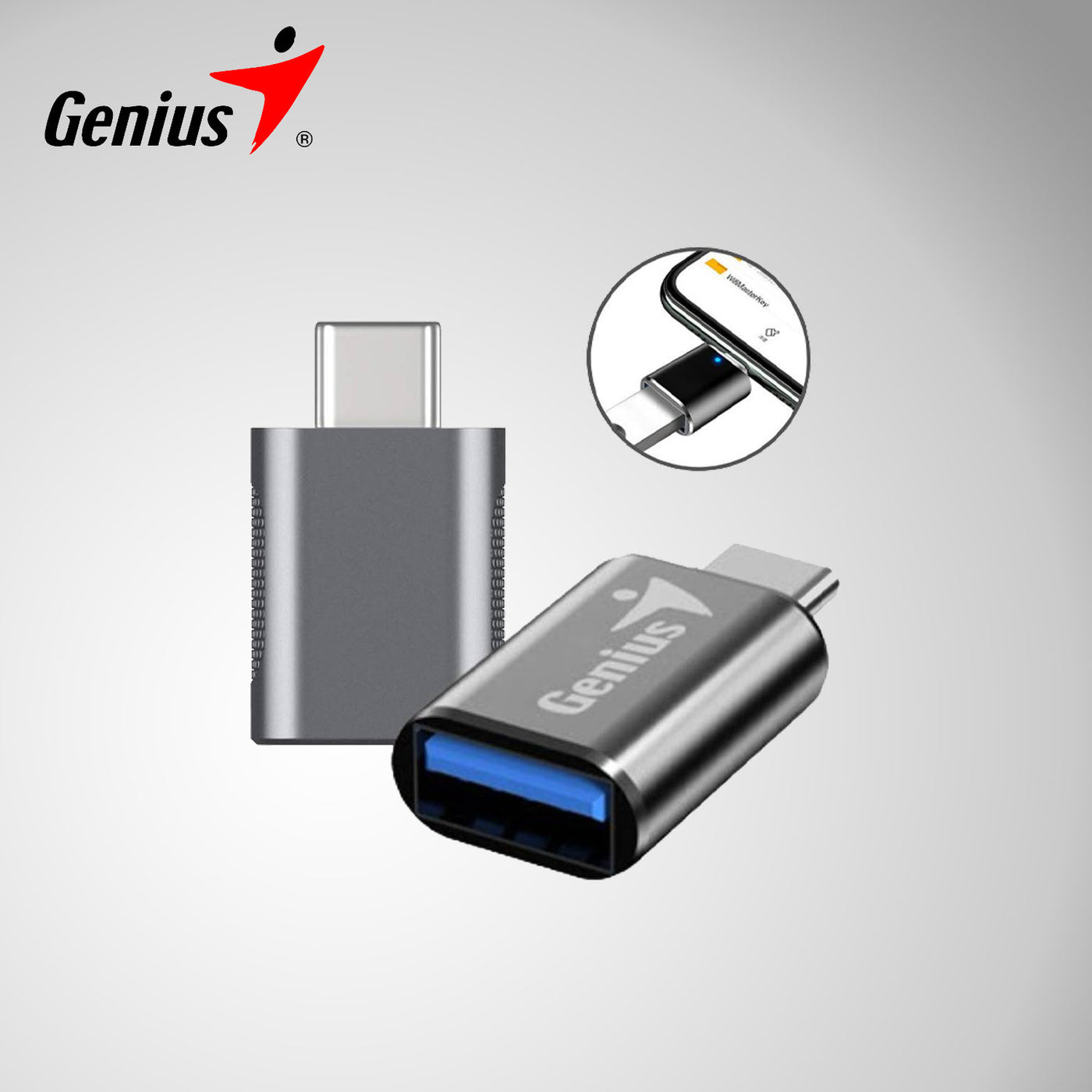 Adaptador USB-C a USB-A Genius ACC-C2A – Achorao