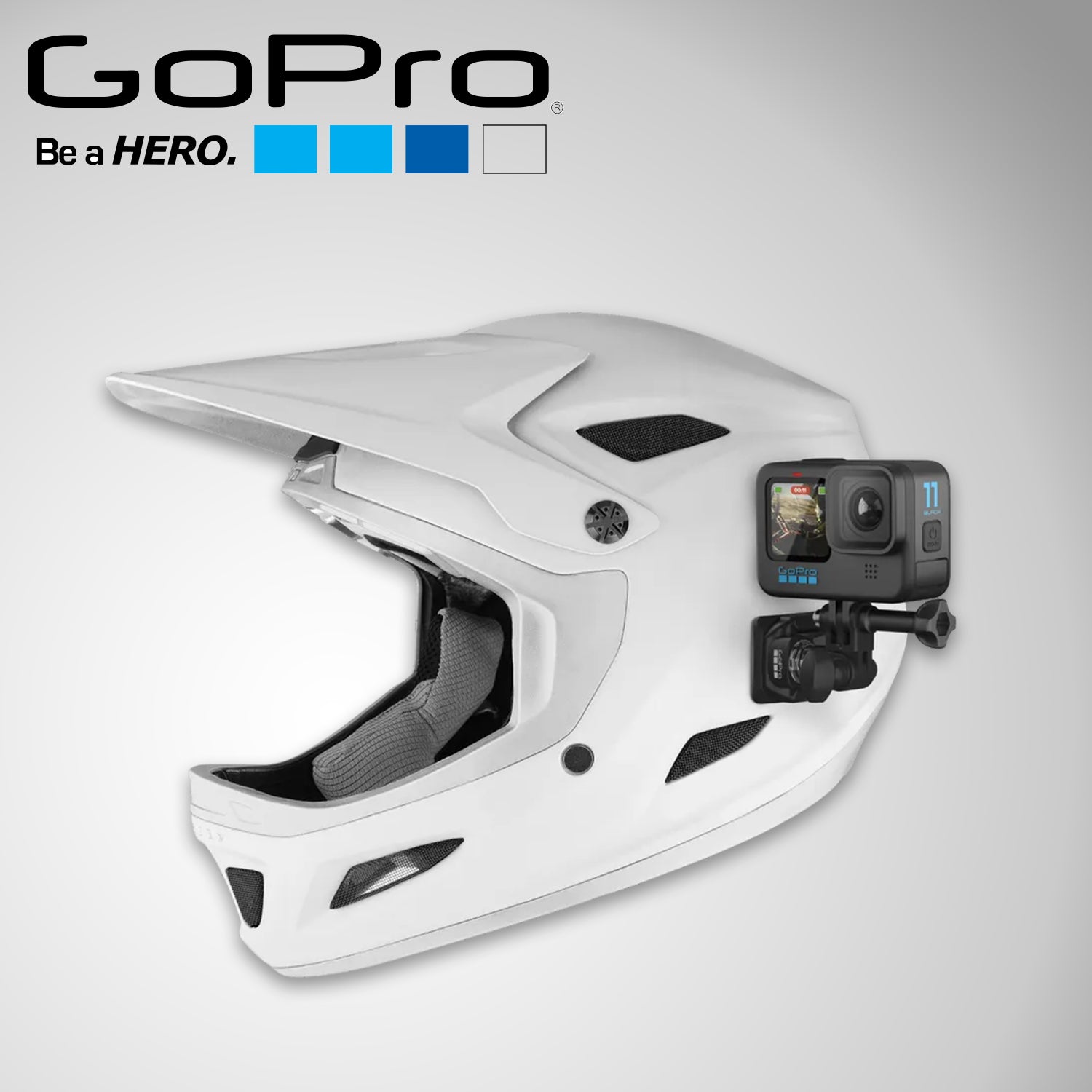 GoPro Helmet Front + Side Mount (Soporte de casco vertical y horizonta – Achorao