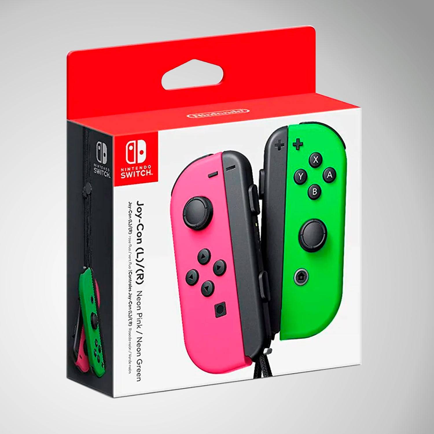 Mando Nintendo Switch Joy-Con (L/R) - Neon Pink / Neon Green | Achorao
