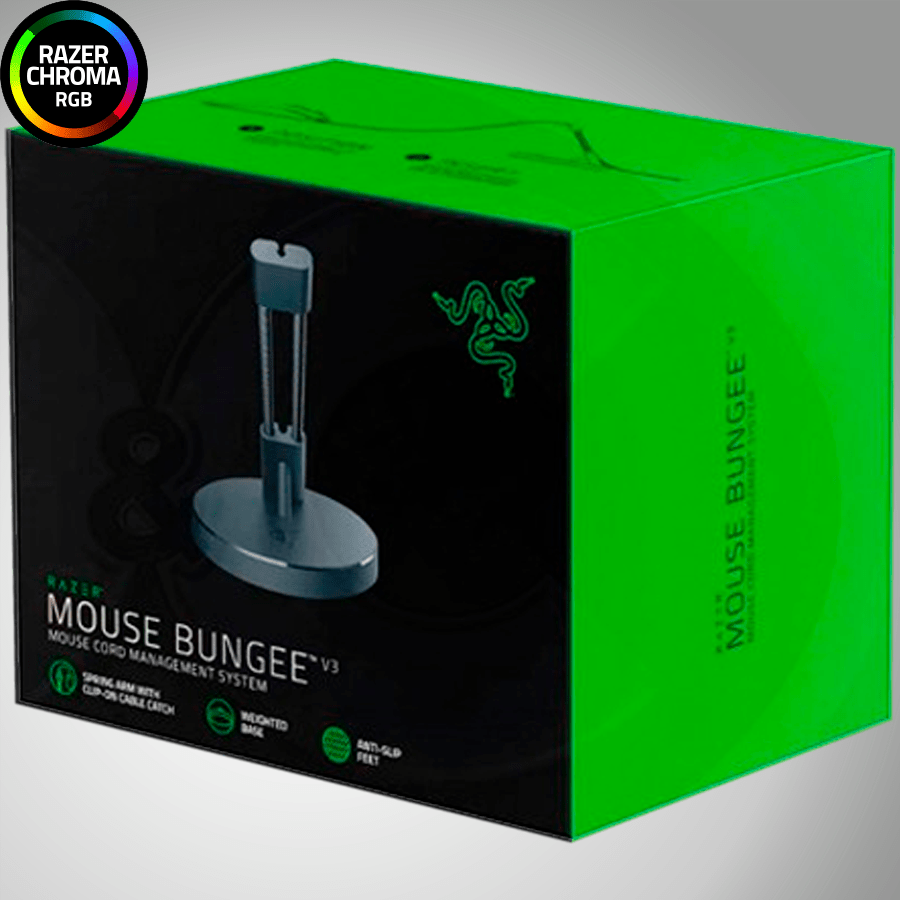 Sujetador de cable Razer Bungee V3, negro | Achorao