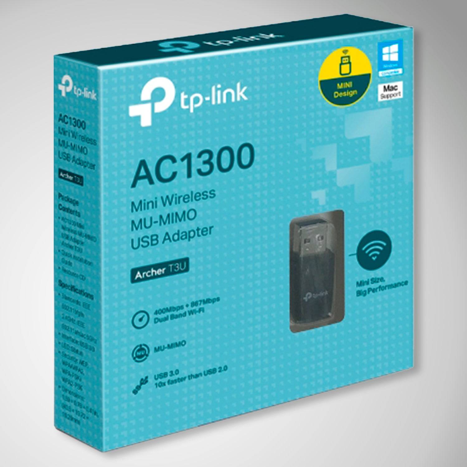 tp-link Archer T3U Mini WI-FI MU-MIMO USB 3.0 Adapter | Achorao